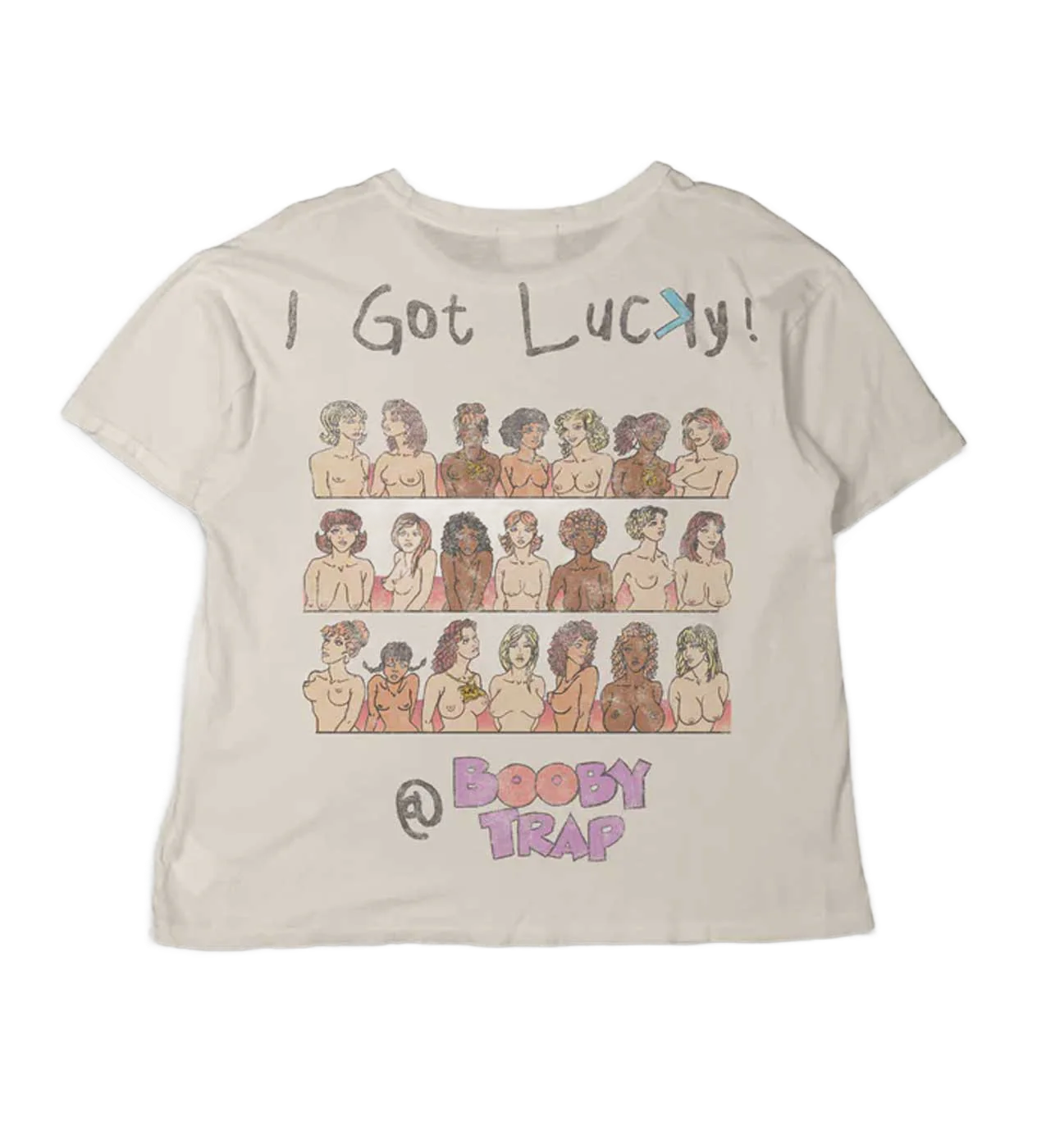 Triple Seven Booby Trap Logo Tee White – ReservedHollywood