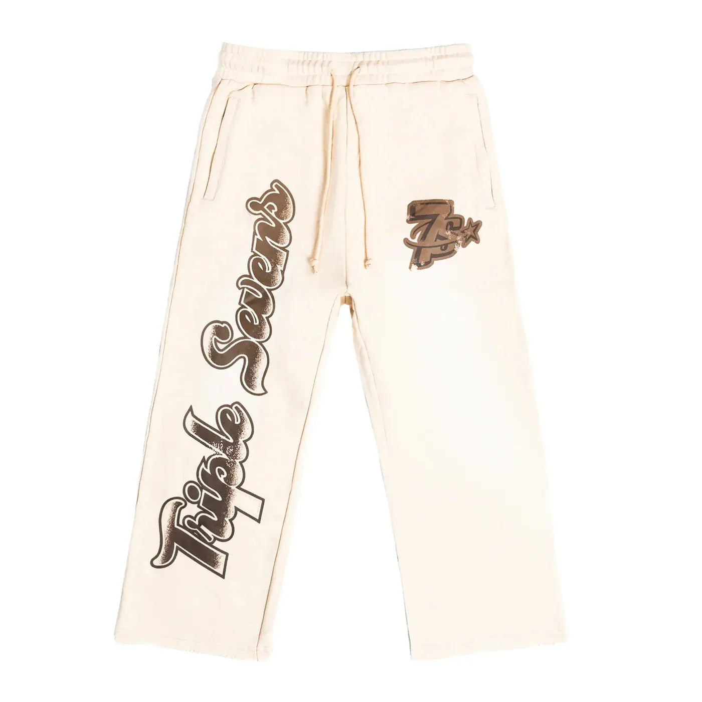 Triple Sevens All Star Sweatpants Cream/Brown – ReserveHollywood