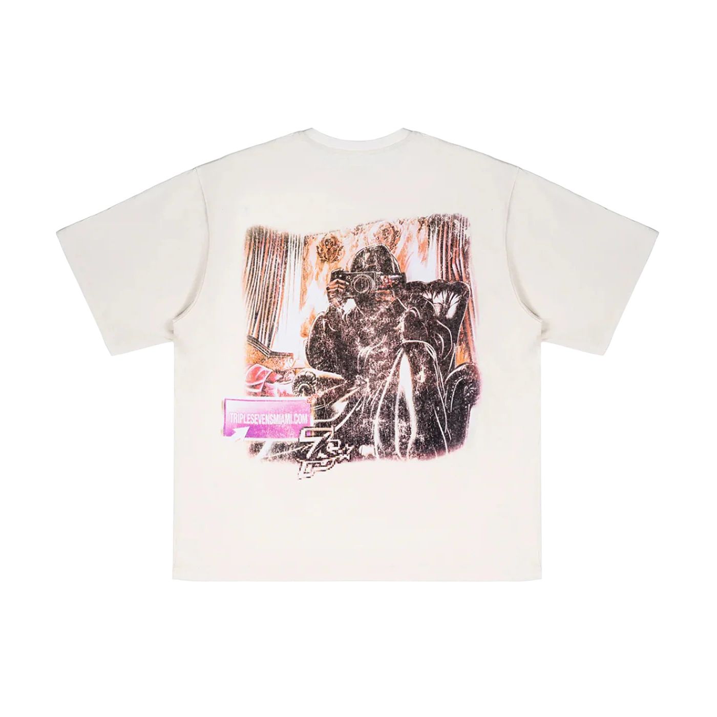 Triple Sevens Filmstar Tee White – ReservedHollywood