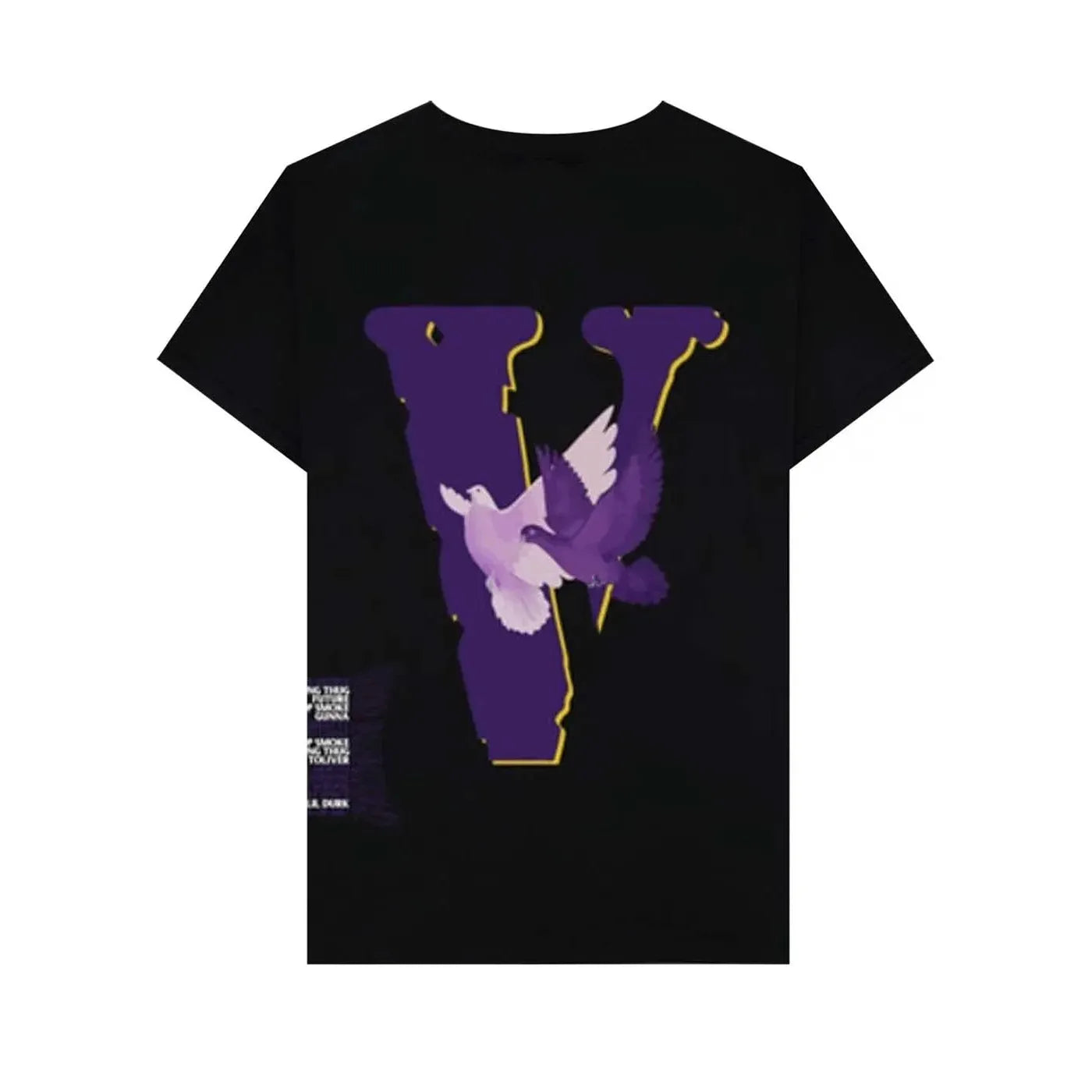 Vlone Nav Dove Black Tee – ReserveHollywood